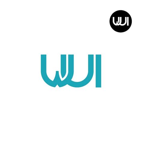 Premium Vector Letter Wui Monogram Logo Design
