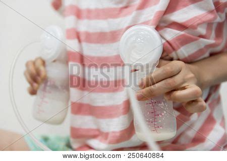 Mother Pumping Milk Image Photo Free Trial Bigstock