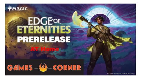 Mtg Edge Of Eternities At Home Prerelease Package Pickup Only The Games Corner