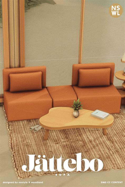 Jattebo Sofa Sims Love