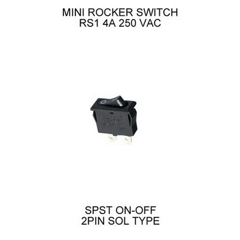 4 Amps 250 V Ac Or 6 Amps 250v Mini Rocker Switches At Rs 12piece In