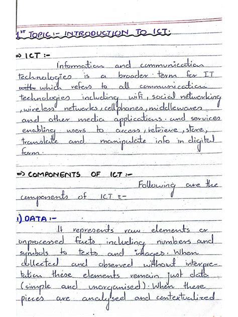Ict Notes Pdf