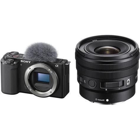 Sony Zv E Mirrorless Camera With Mm Lens Kit B H Photo