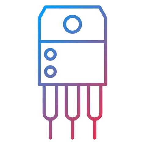Premium Vector Transistor Icon Vector Image Can Be Used For Electric Circuits