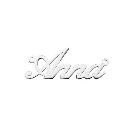 18kt Gold Name Script Style Standard Tesor