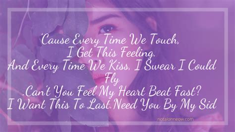 Everytime We Touch Lyrics Cascada Noahs Digest