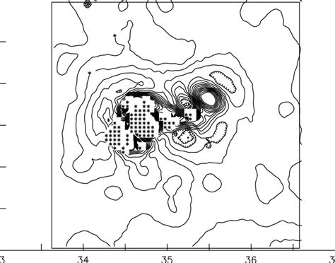 an error or residual map of model b this shows no significant