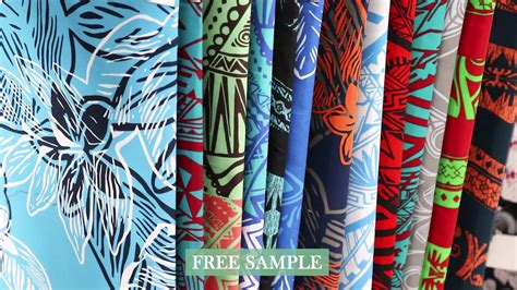 Kahn Custom Print Fabric Samoa Tribal Polynesian Tropical Fabric Tapa For Dress Buy Polynesian