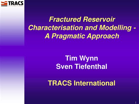 Pdf Fractured Reservoir Characterisation And Modelling A Pragmatic Approach