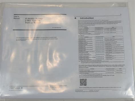 Yokogawa Flexa 2 Wire Analyzer Model Flxa202