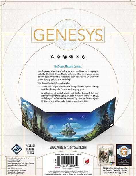 وستاگیم Genesys Rpg Base Core Rulebook