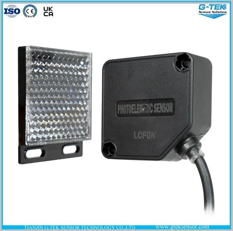 Popular 12 24v Mirror Reflective Plate Photo Sensor For Industry Door
