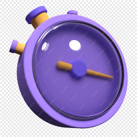 Premium Psd Stopwatch With Button 3d Stopwatch Timer Icon Illustration 3d Render Timer Icon
