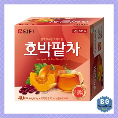 Damtuh Pumpkin Red Bean Tea T Korean Tea Bags Shopee Singapore
