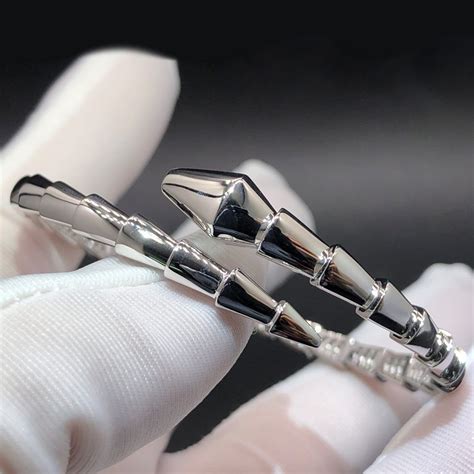 Bvlgari High Jewellery Serpenti 18k White Gold Full Pave Diamond