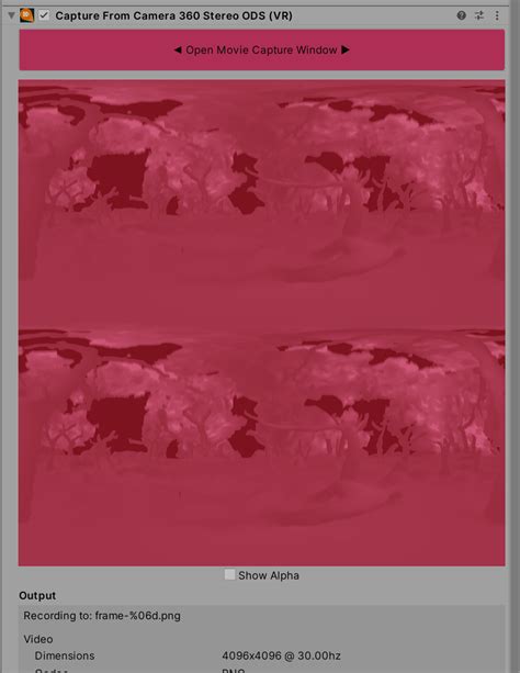 Capture From Camera 360 Mono And Stereo Ignores Render Pipeline · Issue