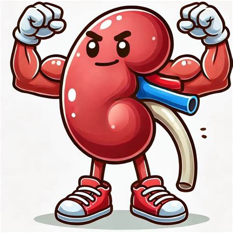 漫画腎臓強いイラスト画像