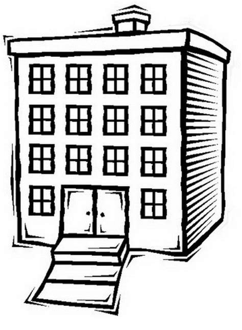 Edificios Para Colorear Infantiles Imagui