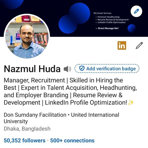 Nazmul Huda On Linkedin Networking Jobsearch Career