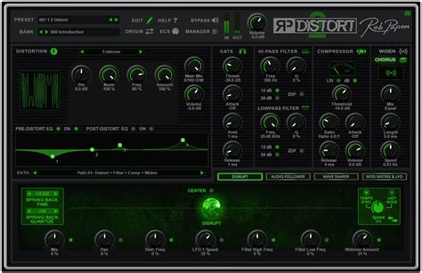 Rob Papen RP Distort 2 Distortion Plug In Virtual Full Compass Systems