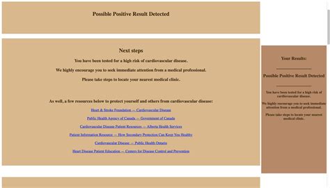 Cardiovascular Detection Web App Devpost