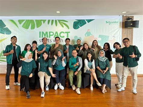 ridwan arif on linkedin to make trust with impact schneider