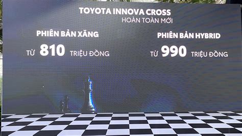 Toyota Innova Cross Chính Thức Ra Mắt Thị Trường Việt Nam Giá Thấp Hơn