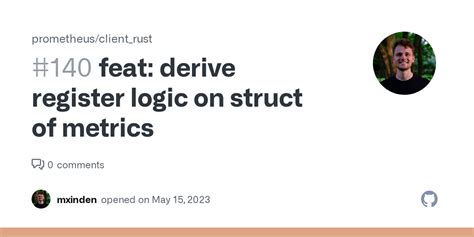 Feat Derive Register Logic On Struct Of Metrics Issue 140