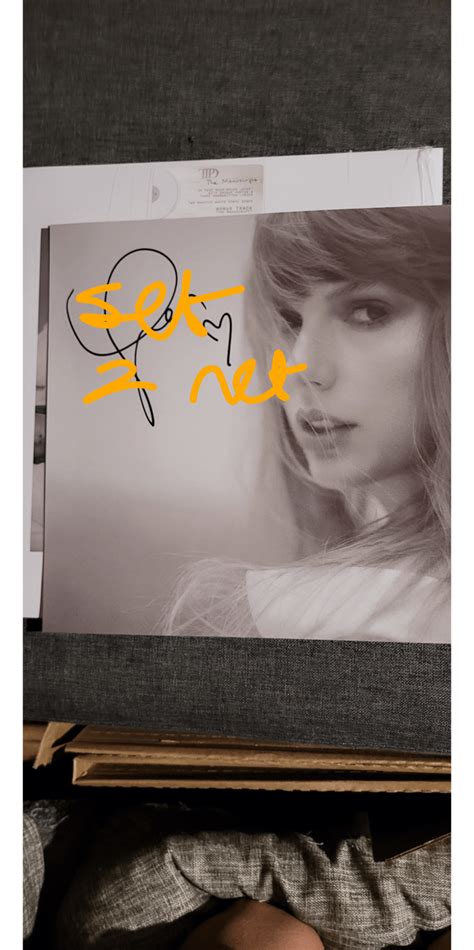 Trade Signed Ttpd Vynil For Lpss R Swiftiemerch