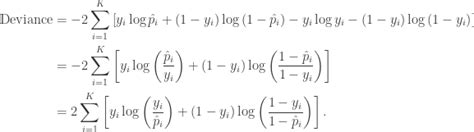 deviance for logistic regression statistical odds and ends