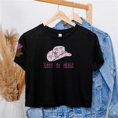 Lets Go Girls Shania Twain Crop Top Country Pop Cowgirl T Etsy