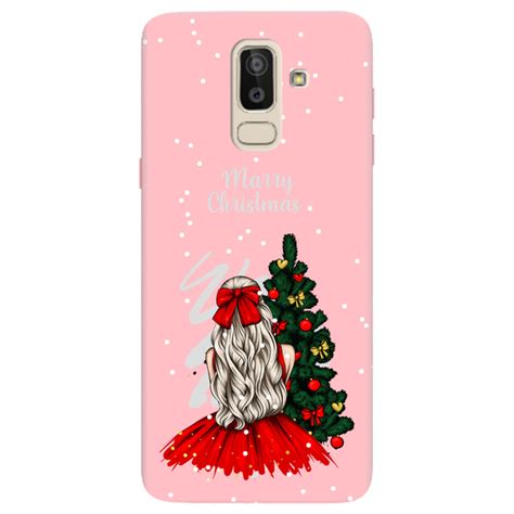 Чохол для Samsung Galaxy J8 2018 ніжно рожевий матовий Soft Touch