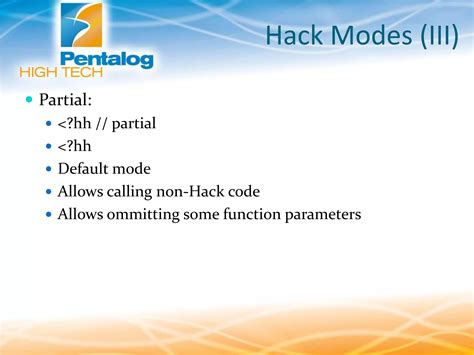 Hack Programming Language Pptx Programming Languages Computing