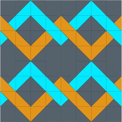Chevron Interlocking Quilt Block Pattern A Step By Step Tutorial