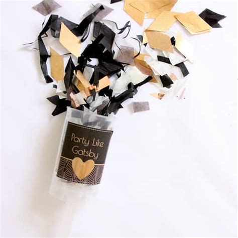 Let It Snow Confetti Poppers Fake Snow Winter Wedding Send Off Enfete
