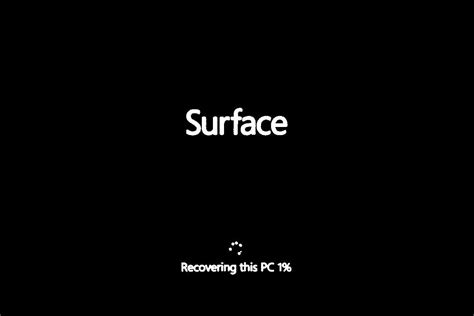 How To Reset Your Surface Using Usb Recovery Drive Surfacetip
