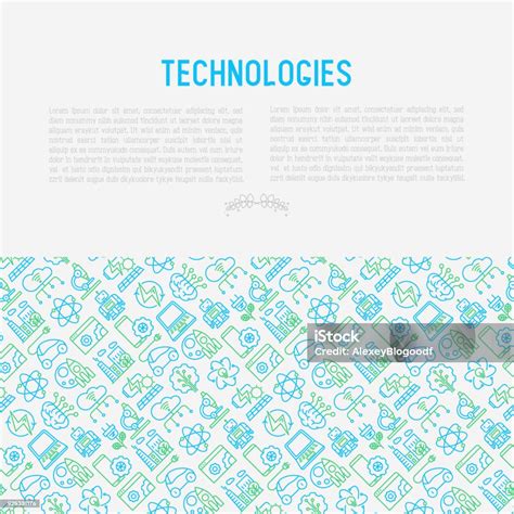 기술 개념의 얇은 선 아이콘 전기 자동차 로켓 로봇 공학 태양 전지 기계 정보 웹 개발 배너 웹 페이지 인쇄 매체에 대 한 벡터 일러스트 0명에 대한 스톡 벡터 아트 및