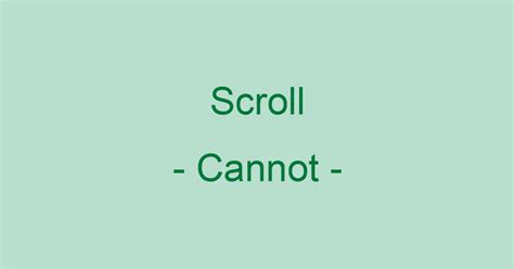 エクセルでマウスホイールで上下にスクロールができない場合｜office Hack