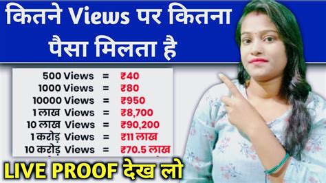 How Much Money Youtube Pay For 1000 Views In 2023 Youtube Earning