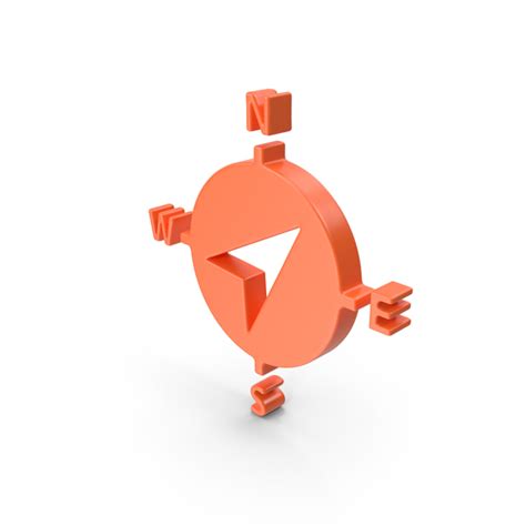 Orange Compass Icon Png Images And Psds For Download Pixelsquid