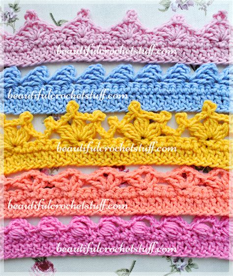 Top 10 Free Crochet Patterns For Borders Edgings And Trims Crochet