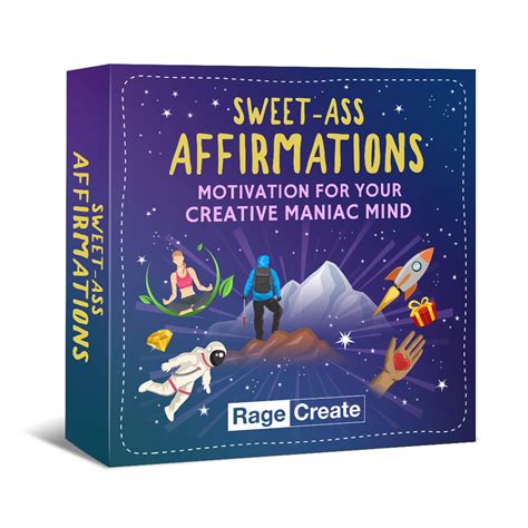 Sweet Ass Affirmations Digital Deck Pack Rage Create
