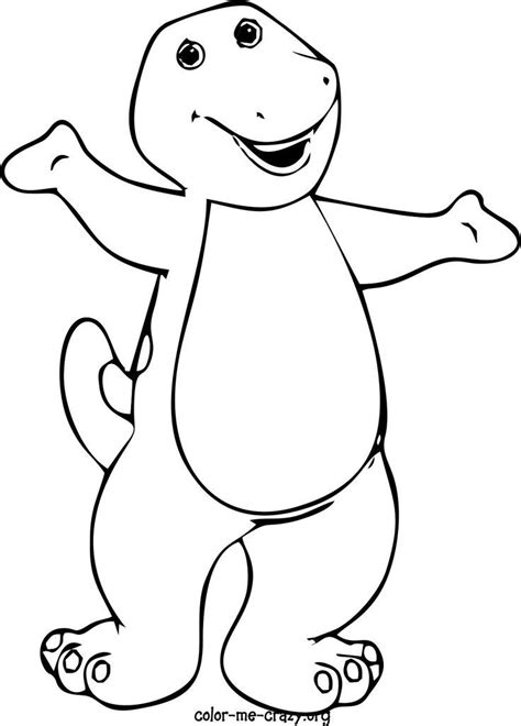 Barney Coloring Pages Clip Art Library The Best Porn Website