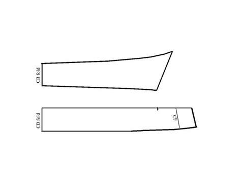 Drafting The Mens Shirt Collar Learning Sewing