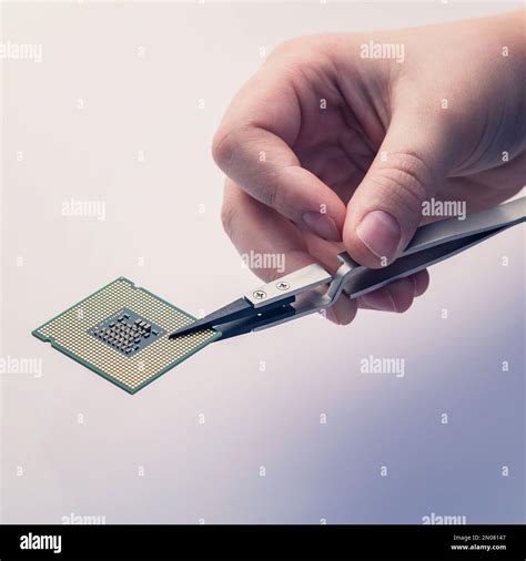 Technician Fixing Computer Repair And Upgrade Concept Of Laptop Workshop Background Stock