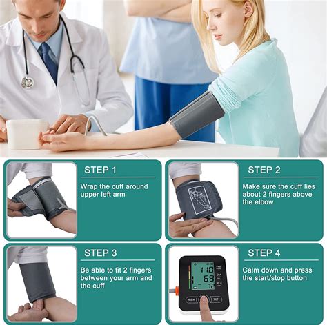 Maguja Automatic Arm Blood Pressure Monitor Wide Range Band Large