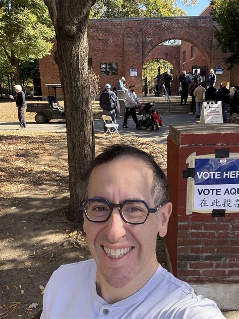 Albert Cahn On Linkedin So Happy To Cast My Ballot Against Authoritarianism Big And Small Nyc