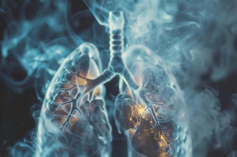 Premium Photo The Impact Of Smoking On Human Health Burning Lungs And