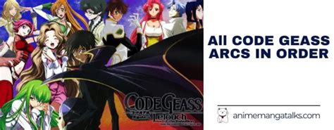 Code Geass Arcs In Order Explained