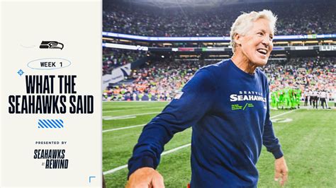 What The Seahawks Said Following Their 17 16 Win Over The Broncos